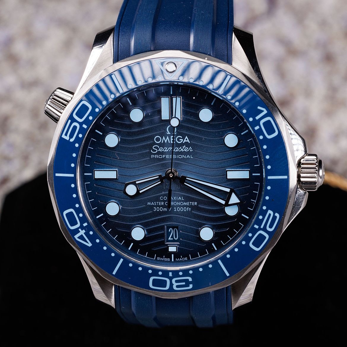 Omega Seamaster 300 – Summer Blue 75th Anniversary Edition – Full set ...