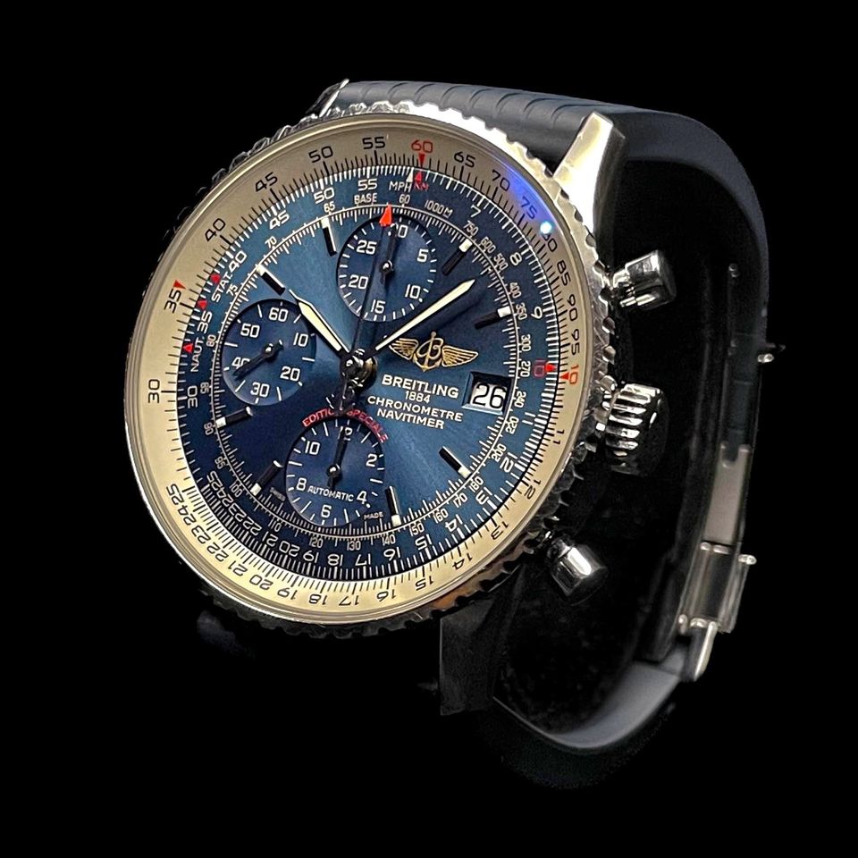 Breitling Navitimer Heritage – Blue Dial 41mm Complete Set – A13324 ...